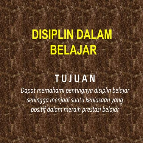 disiplin | PPT