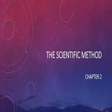 2. The scientific method - Chap 2.pptx