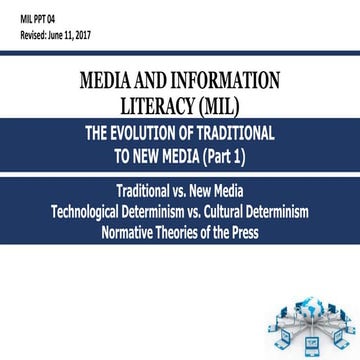 2.MIL 2. The Evolution of Traditional to New Media (Part 1 ...