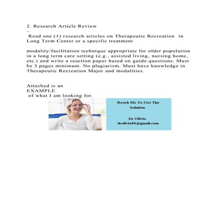 2. Research Article Review – Read one (1) research articles on T.docx