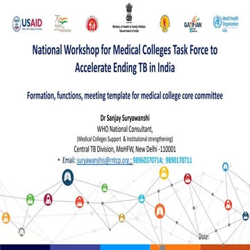 Formation, functions-meeting template- and reporting format for medical ...