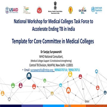 Template for medical college core committee | PPTX