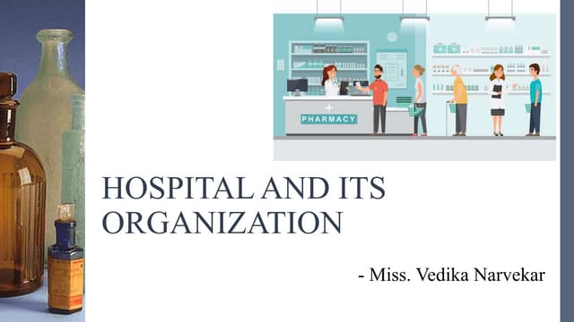 organization structure of hospital | PPTX