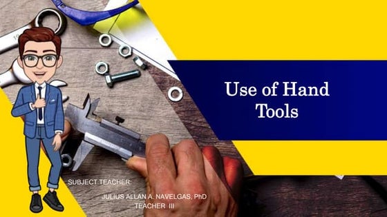 Proper use of hand tools in ICT 8 LO1 grade 8 | PPTX | Operating ...