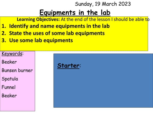 Section 2 laboratory equipment and functions | DOCX