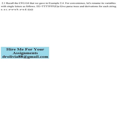 2.1 Recall the CFG G4 that we gave in Example 2.4. For convenience, l.pdf