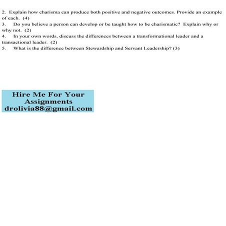 2. Explain how charisma can produce both positive and negative outc.pdf