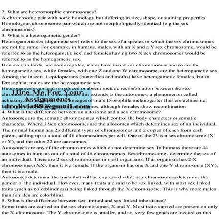 2. What are heteromorphic chromosomesA chromosome pair with some .pdf