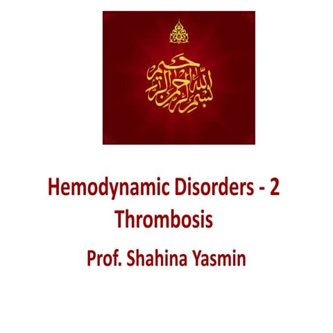 Thrombosis in veterinary science and animal.pptx