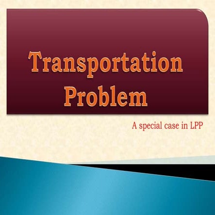 2. Transportation Problem.pptx