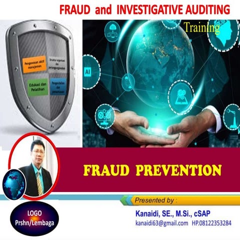 Fraud Prevention Training Fraud And Investigative Auditing Ppt