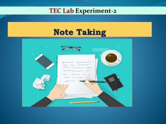 Six Examples Of Ways To Take Notes Vr1.1 | PPT | Geography | Science