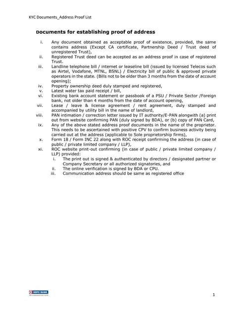 Required documents by_applicant (tnb) | PPT