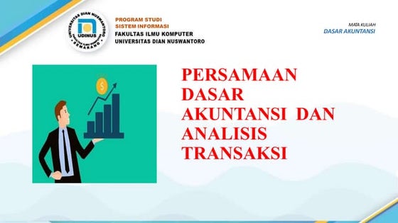 PPT materi Persamaan Dasar Akuntansi | PPTX