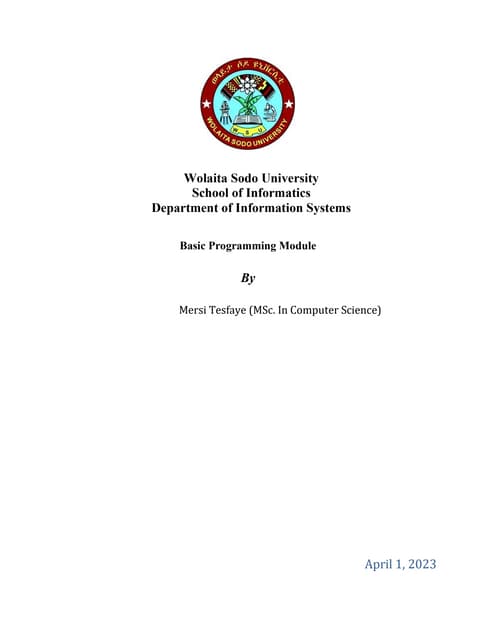 2. Computer programming module.pdf 2. Computer programming module.pdf