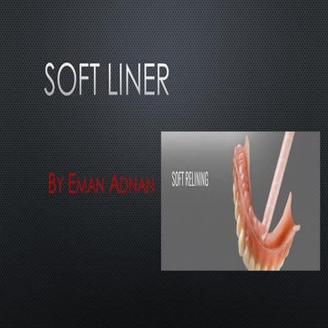 Soft liner | PDF