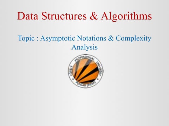 Step Count Method For Time Complexity Analysispptx Programming