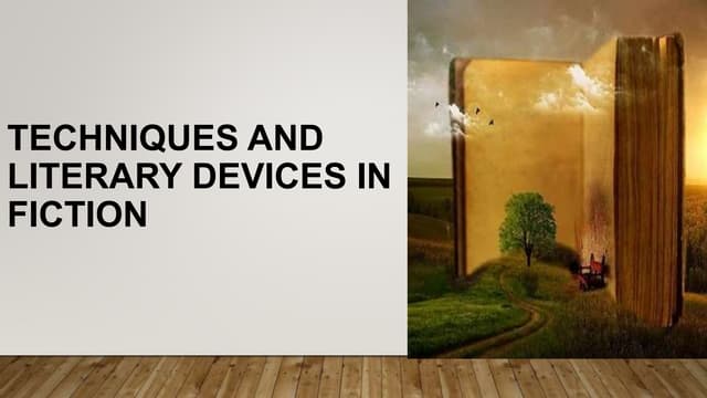 Literary Devices & Techniques | PPT
