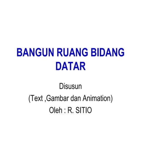 2. BGN RUANG SISI DATAR | PPT
