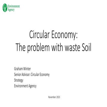 The problem with waste soil: Are soil banks the answer? | PPT
