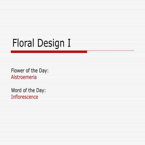 Inflorescence | PPT