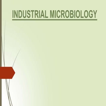 2.pptx. Industrial microbiology: applications | PPTX