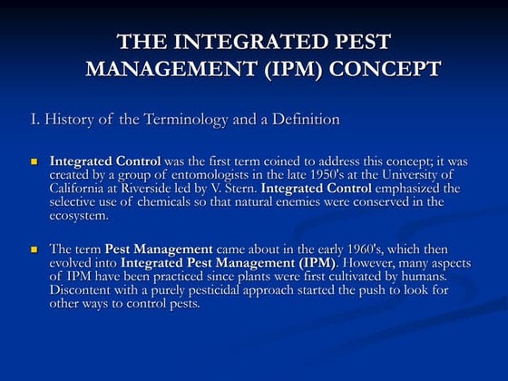 IPM:- Integrated Pest Management | PPTX