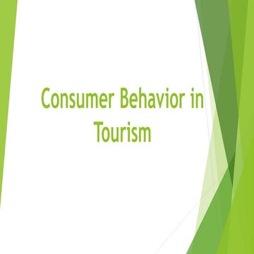 Consumer Behavior in Tourism........pptx
