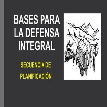 BASES PARA LA DEFENSA INTEGRAL DE PANAMA | PPTX