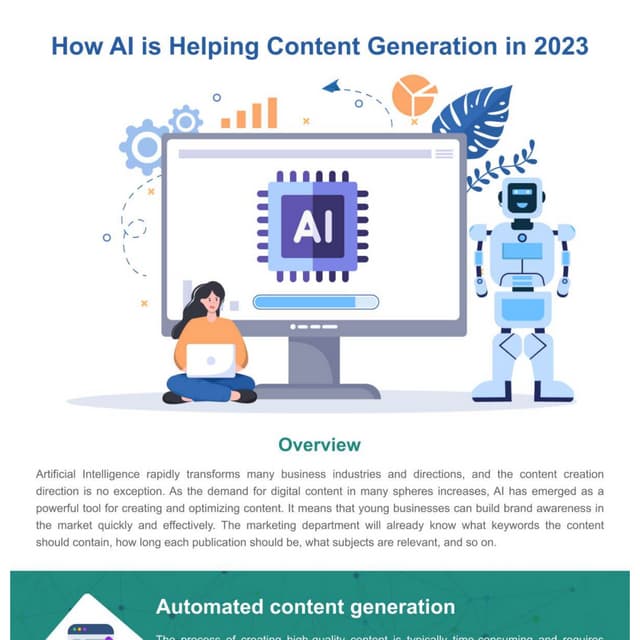 How AI is Helping Content Generation in 2023 | PDF | Artificial ...