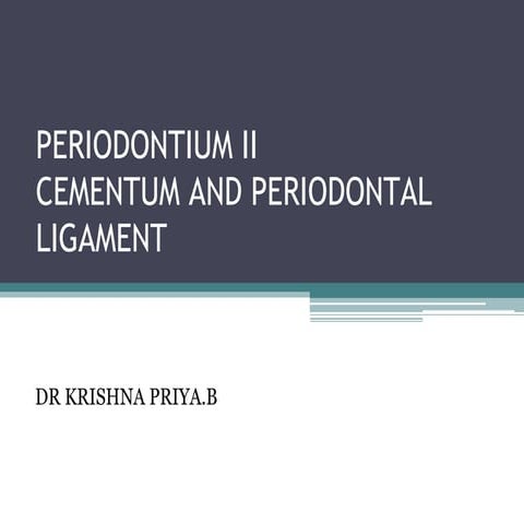 Perio Dentistry Year 2 PERIODONTIUM II.pptx