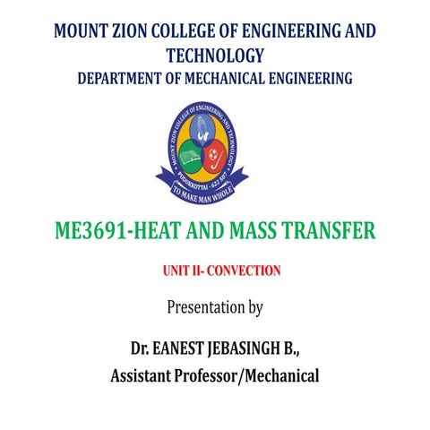 slides on thermal engineering for mechanical engineering | PPTX
