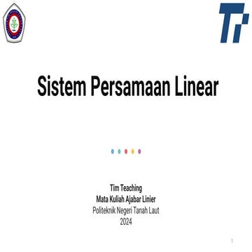 2. Pertemuan 3 - Sistem Persamaan Linier aljabar.pptx.pdf