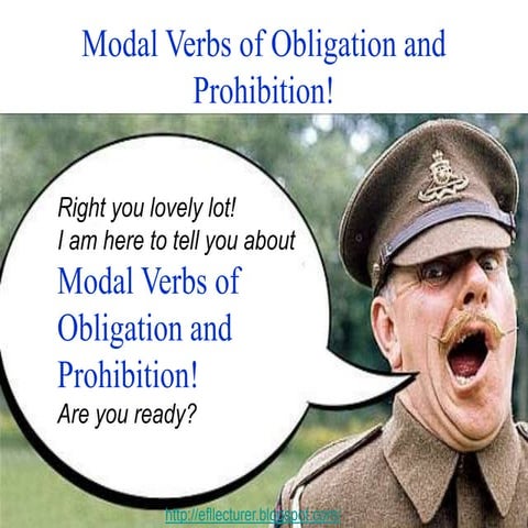 Modals for obligation and prohibtion - copia.ppt