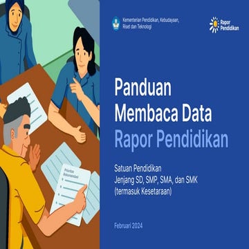 Panduan Memahami Data Rapor Pendidikan 2024 | PDF
