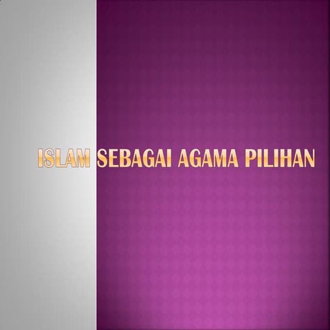 Konsep agama islam (kelompok 2) | PPTX