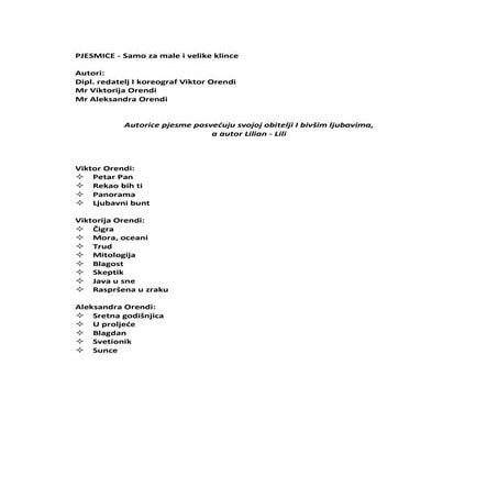 2. pjesmice V.Orendi, A.Orendi - Samo za male i velike klince.docx