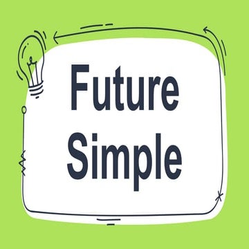 Future simple presentation for english learners | PPTX