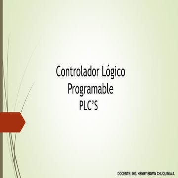 2.5 controles logico programables en automatizacion electrica | PPTX