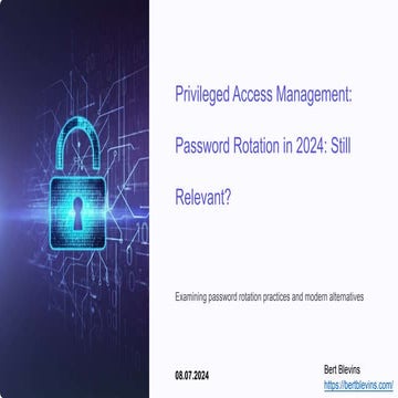 Is Password Rotation Still Relevant In 2024 Ppt