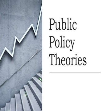 Public Policy Theories power point. define theory | PPTX | Political Issues & policy | Politics