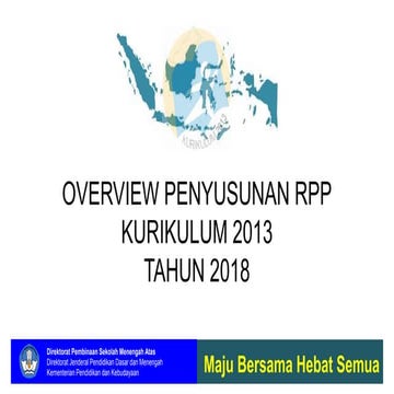 2. Overview Penyusunan Rencana Proses Pembelajaran | PPT
