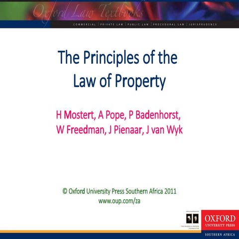 2. Property and Things - Definitions - Chapter 2 - Notes.pptx