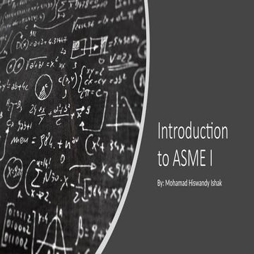 Introduction to ASME Section I Awareness | PPTX