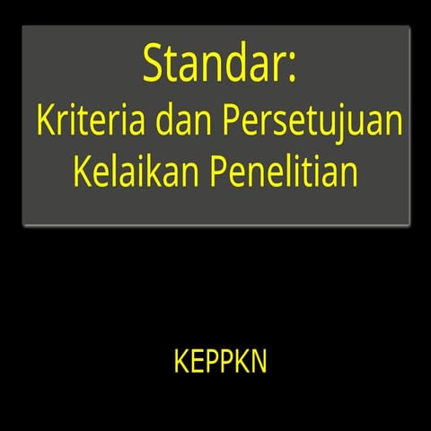 2. Standar 7 parameter power point format | PPT