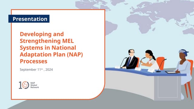 Monitoring In National Adaptation Plan Nap Processes Ppt