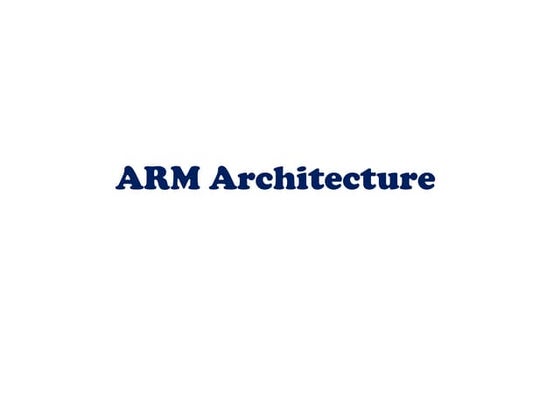 ARM7-ARCHITECTURE | DOCX | Programming Languages | Computing