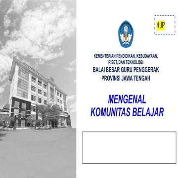 2. Mengenal Komunitas Belajar DALAM KONSEP MATERILA DAN I MATERIAL | PPTX
