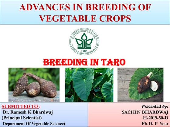 Center of origin of crop plants | PPT