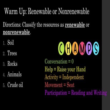 Energy Resources, Impacts of human .pptx